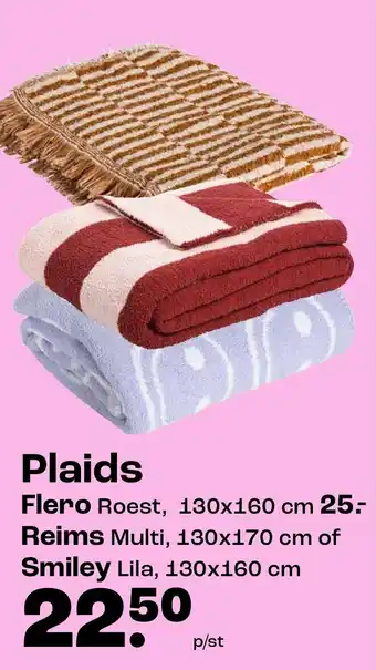 Plaids 130 x 170 cm aanbieding bij Kwantum