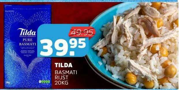 Tilda Basmati Rijst aanbieding bij Sahan Supermarkten