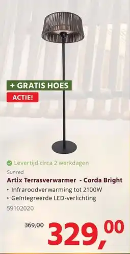 Artix Terrasverwarmer - Corda Bright aanbieding bij HANOS