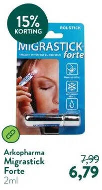 Migrastick Forte aanbieding bij Holland & Barrett