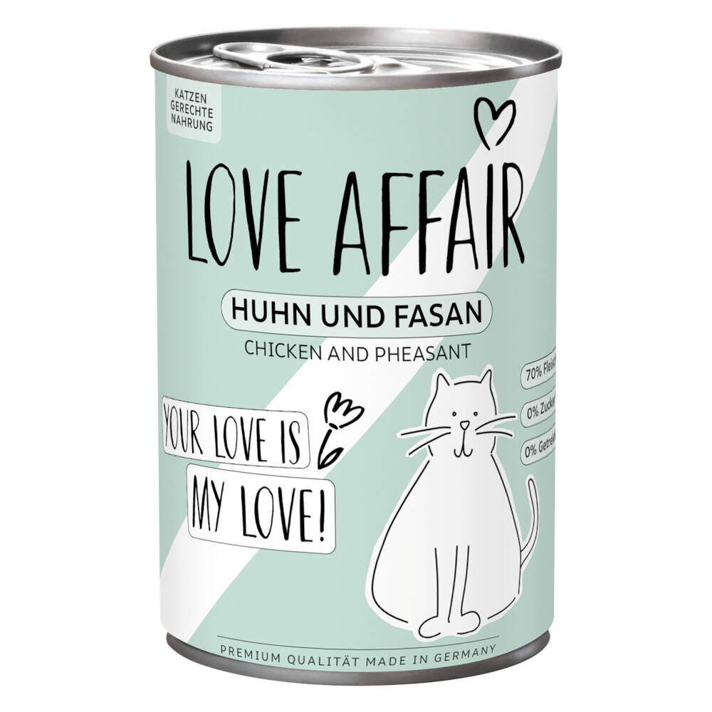 Economy pack 24x400g kip & Fazant Hardys LOVE AFFAIR natvoer voor ...