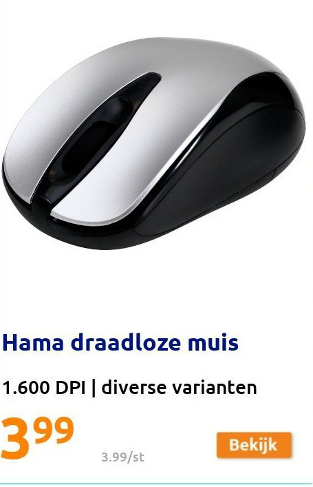 Hama draadloze muis 1.600 DPI | diverse varianten aanbieding bij Action