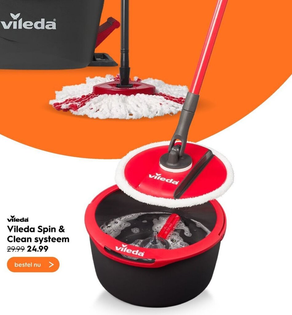 Vileda Spin & Clean systeem aanbieding bij Blokker