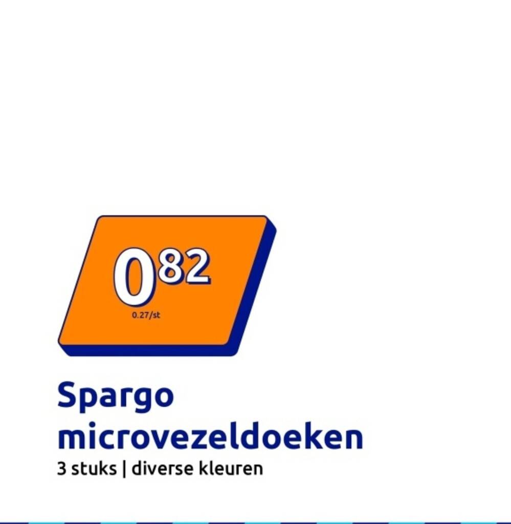 Spargo microvezeldoeken aanbieding bij Action