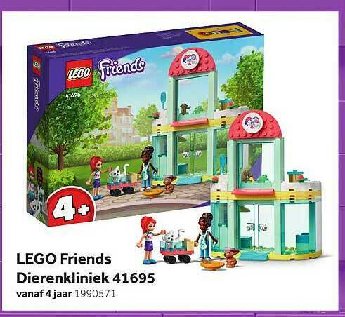 Lego Friends Dierenkliniek 41695 aanbieding bij Intertoys