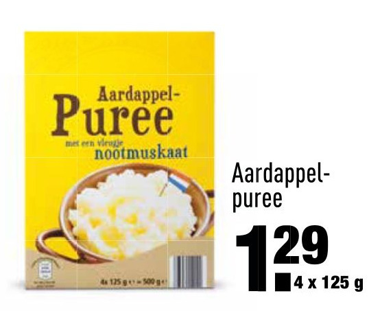 Aardappel- puree aanbieding bij ALDI
