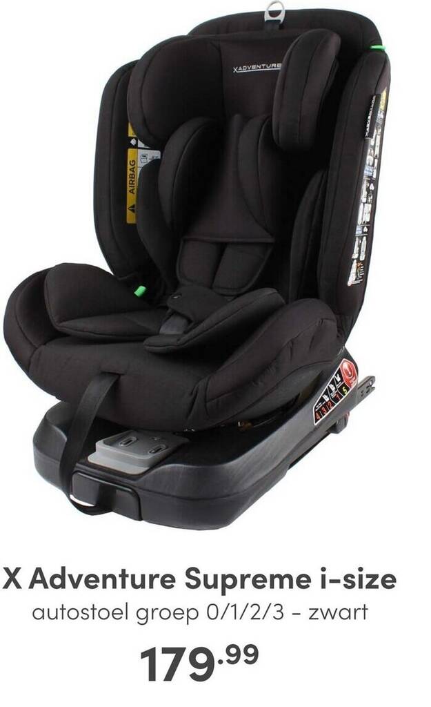 X Adventure Supreme i-size aanbieding bij Baby & Tiener