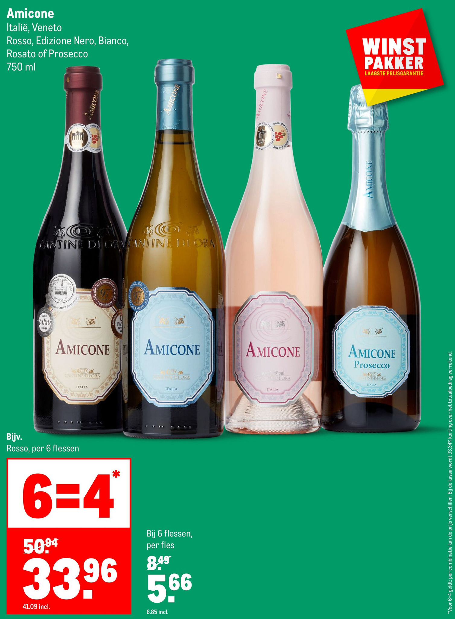 Amicone aanbieding bij Makro