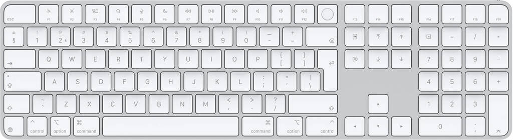 Apple Magic Keyboard met numeriek toetsenblok en Touch ID (2024 ...