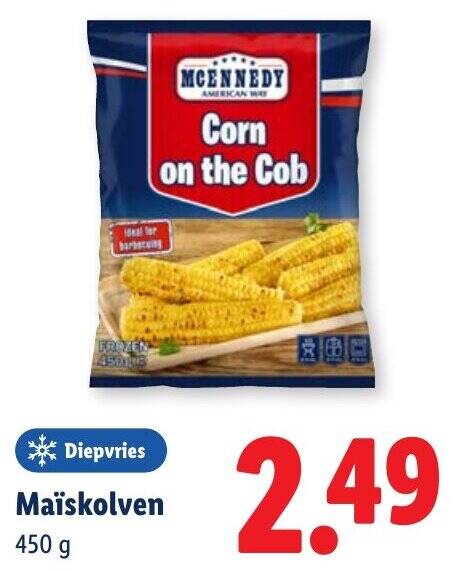 Maïskolven 450 g aanbieding bij Lidl