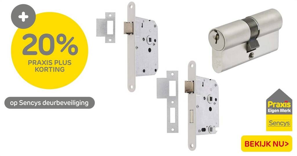 Sencys deurbeveiliging aanbieding bij Praxis