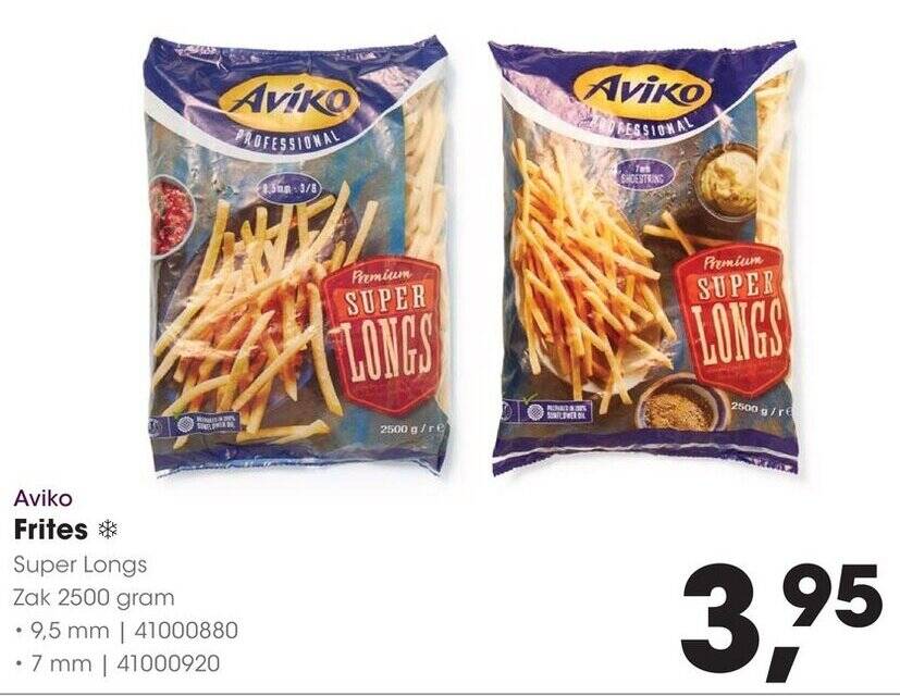 Aviko Frites 2500 gram aanbieding bij HANOS