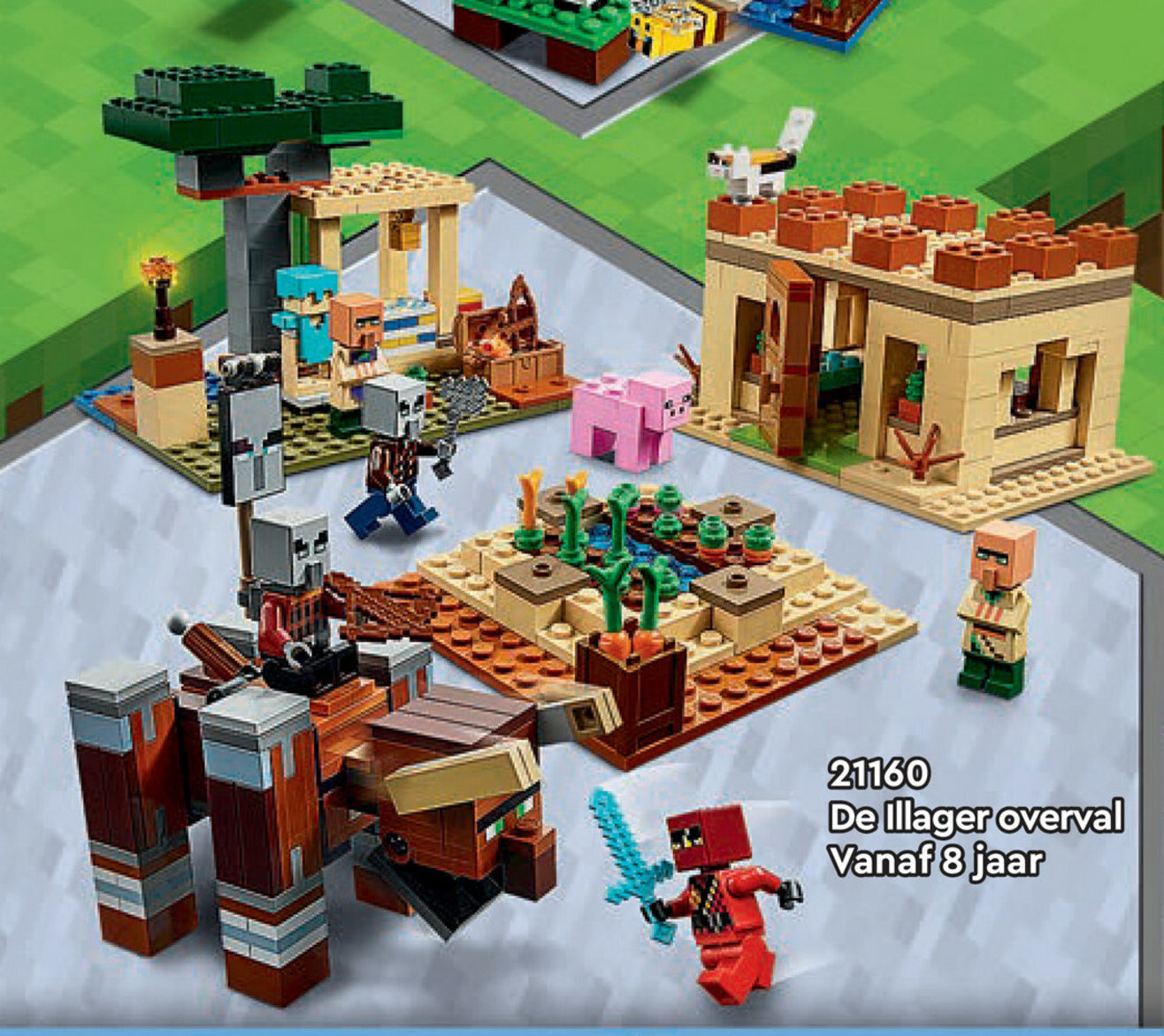 Lego Minecraft 21160 De Illager overval aanbieding bij Top1Toys
