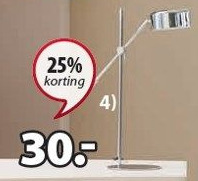 Isak Tafellamp aanbieding bij Jysk