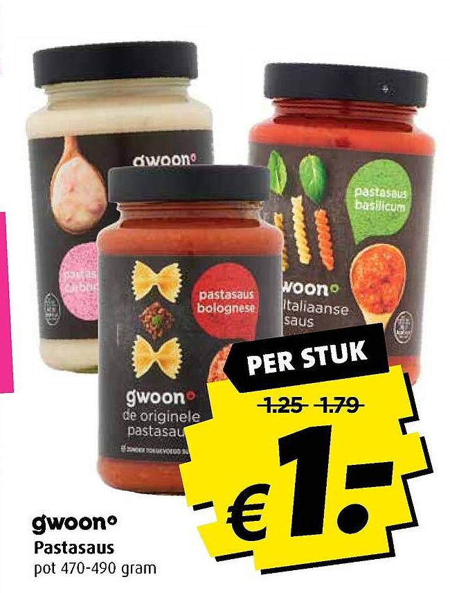 Gwoon Pastasaus aanbieding bij Discus