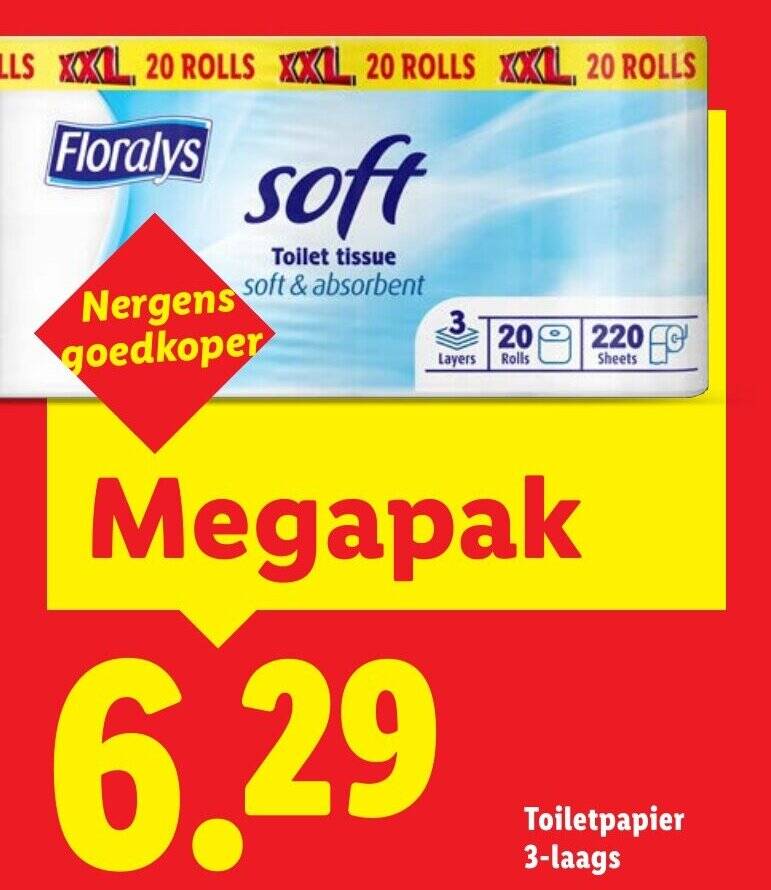 Toiletpapier aanbieding bij Lidl