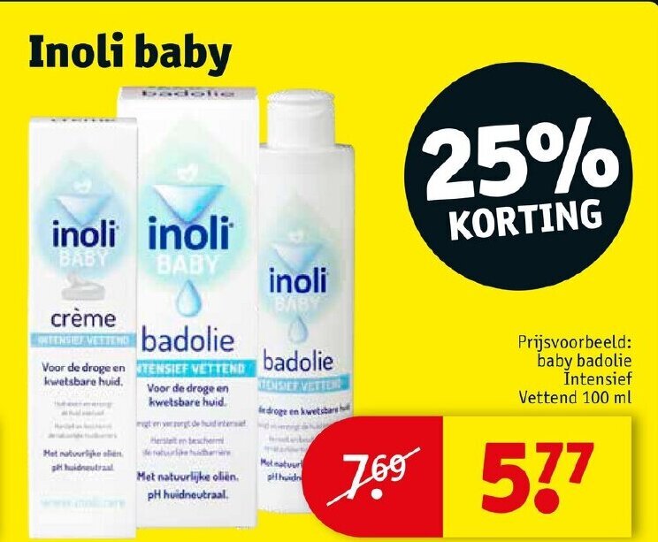 Inoli baby aanbieding bij Kruidvat