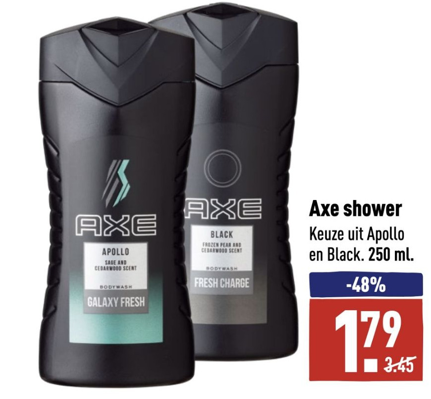 Axe shower aanbieding bij ALDI