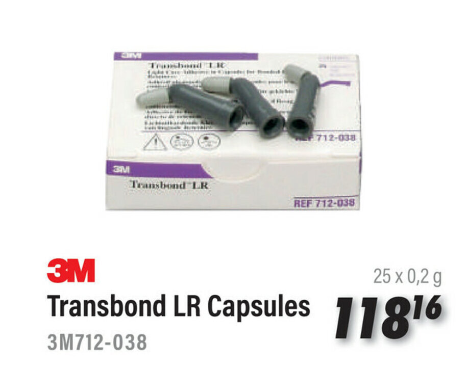 3M Transbond LR Capsules 3M712-038 25 x 0,2 g aanbieding bij Ortho trends