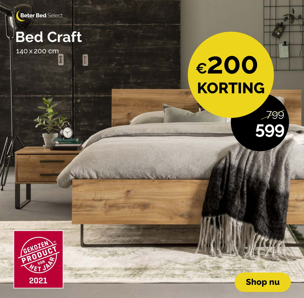 Bed Craft aanbieding bij Beter Bed