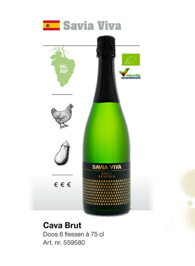 Cava brut 75cl aanbieding bij Bidfood