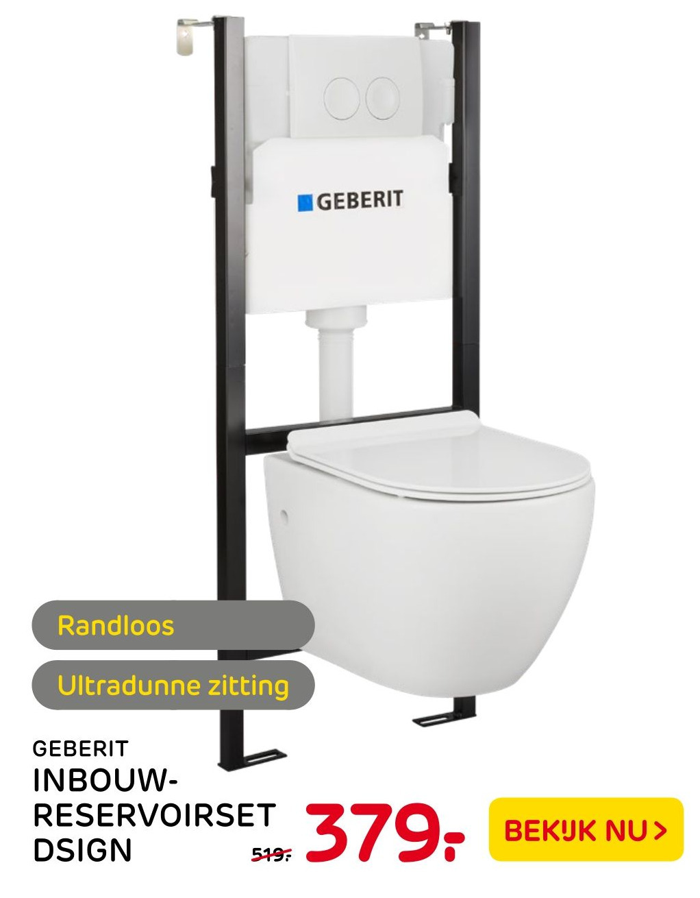 Geberit Inbouw- Reservoirset Dsign aanbieding bij Praxis
