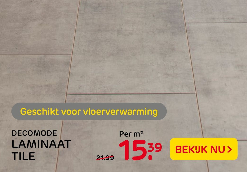 Decomode Laminaat Tile aanbieding bij Praxis