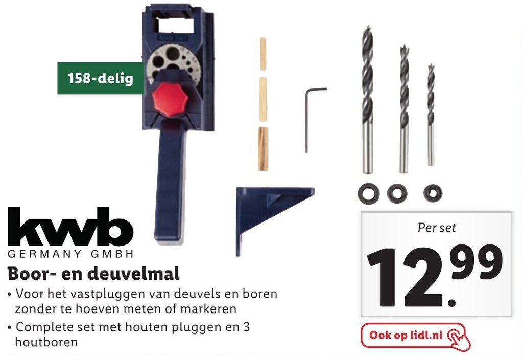 Boor- en deuvelmal aanbieding bij Lidl