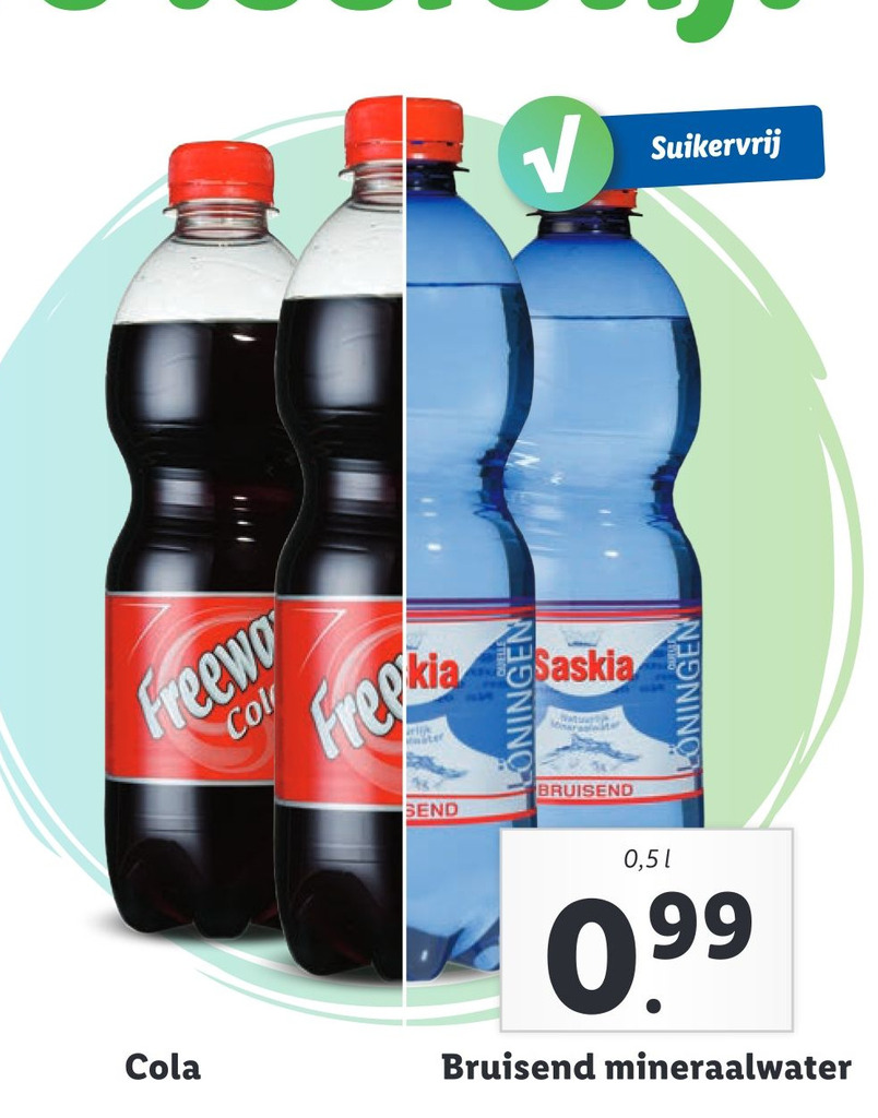 Bruisend mineraalwater aanbieding bij Lidl