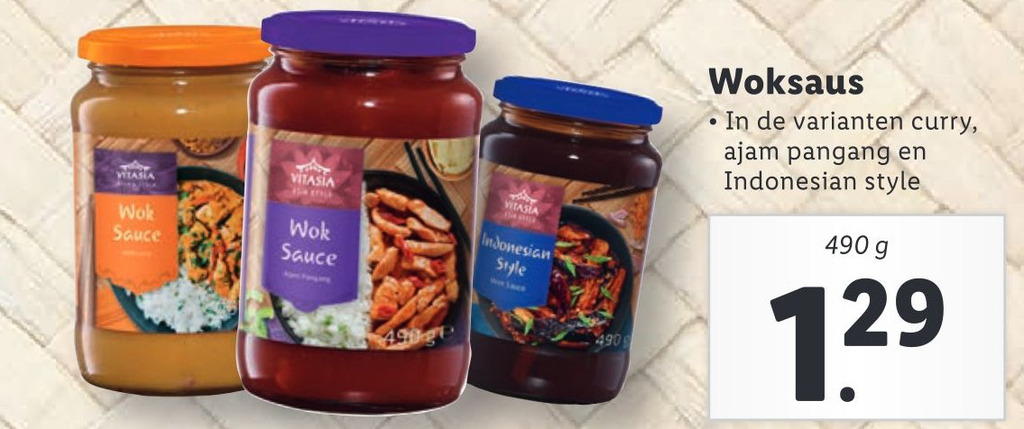 Woksaus aanbieding bij Lidl