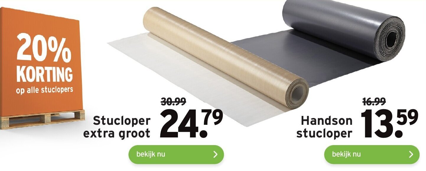 Stuclopper extra groot, Handson stucloper aanbieding bij GAMMA