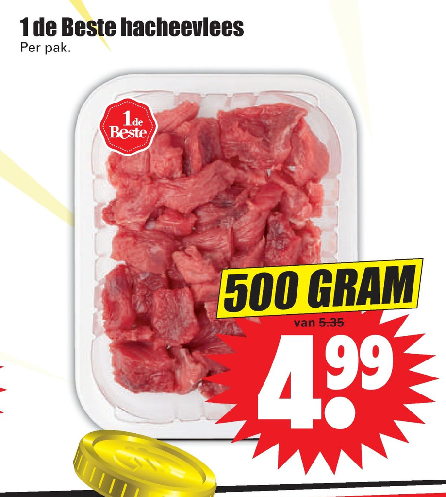1 de Beste hacheevlees aanbieding bij Dirk