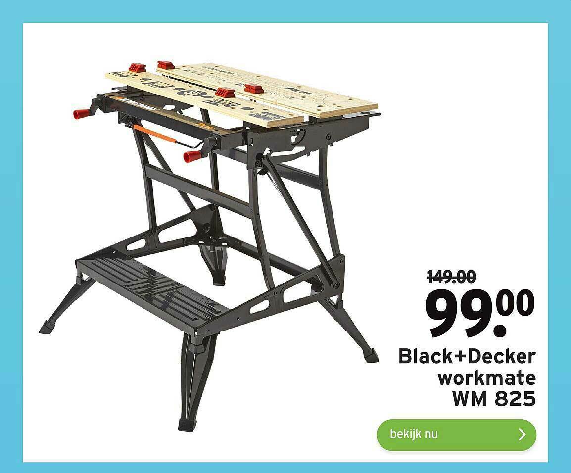 Black+Decker Workmate WM 825 aanbieding bij GAMMA
