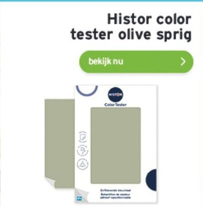 Histor color tester olive sprig aanbieding bij GAMMA