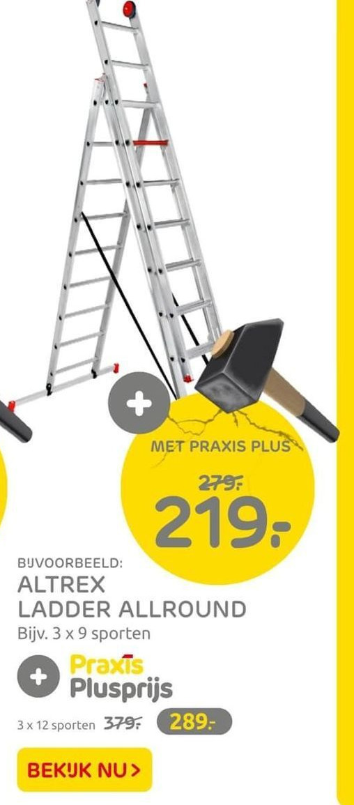 ALTREX LADDER ALLROUND aanbieding bij Praxis
