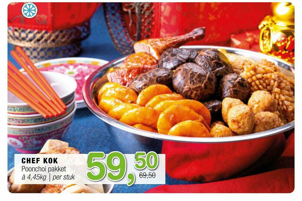Chef Kok Poonchoi Pakket aanbieding bij Amazing Oriëntal