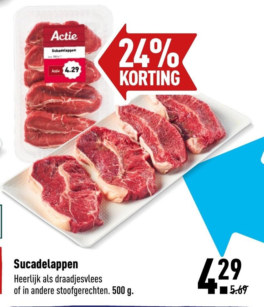 Sucadelappen 500g aanbieding bij ALDI