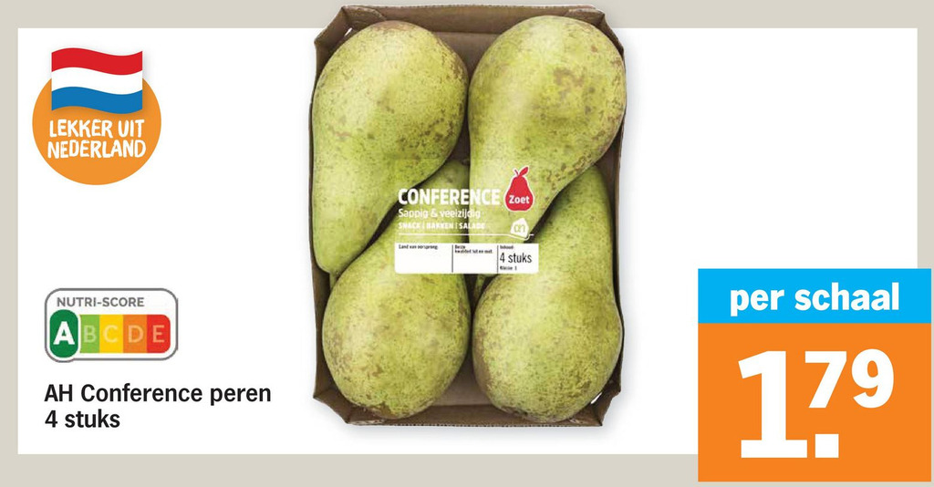 AH Conference peren 4 stuks aanbieding bij Albert Heijn