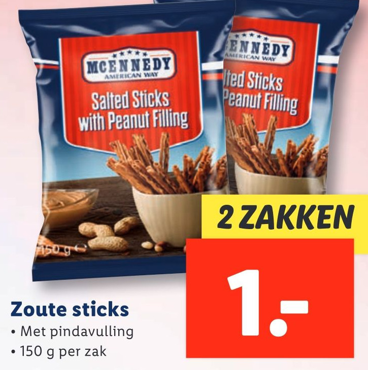 Zoute sticks aanbieding bij Lidl