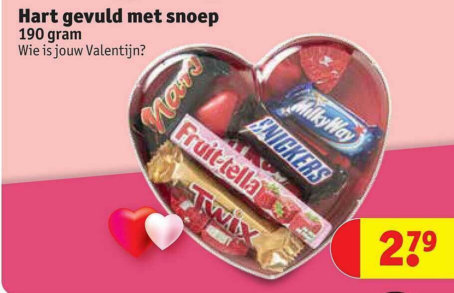 Hart Gevuld Met Snoep aanbieding bij Kruidvat
