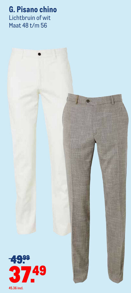 G. Pisano Chino aanbieding bij Makro