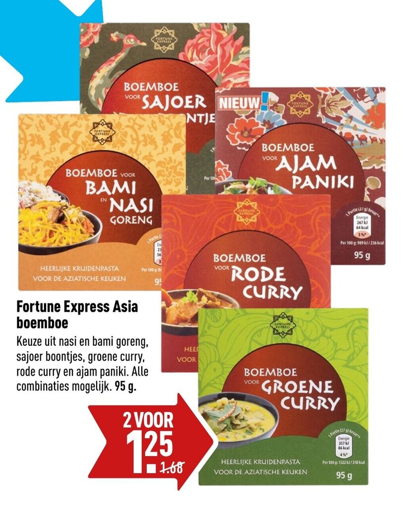 Fortune express asia boemboe aanbieding bij ALDI
