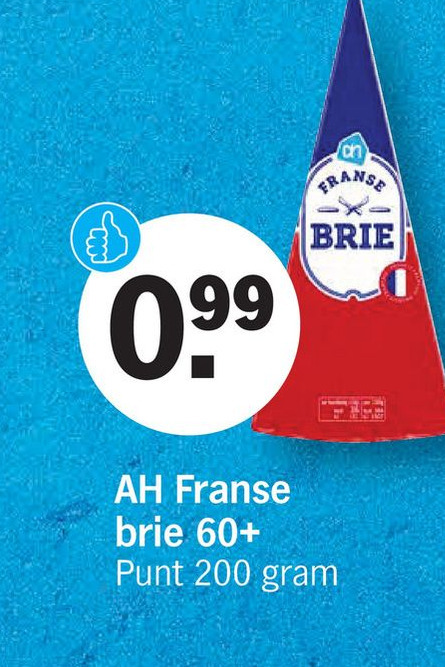 AH Franse brie 60+ aanbieding bij Albert Heijn