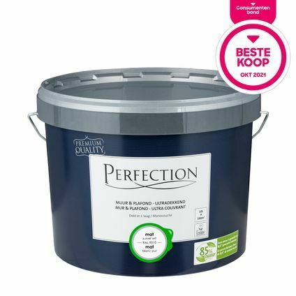 Perfection verf Muur & Plafond Ultradekkend mat RAL 9010 10L aanbieding ...