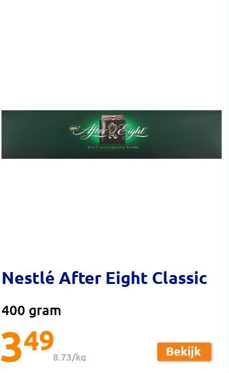 Nestlé After Eight Classic aanbieding bij Action