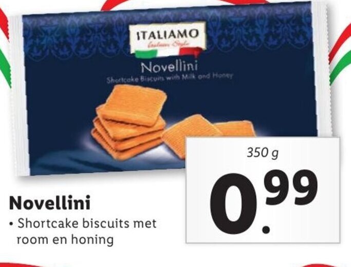 Novellini 350g aanbieding bij Lidl
