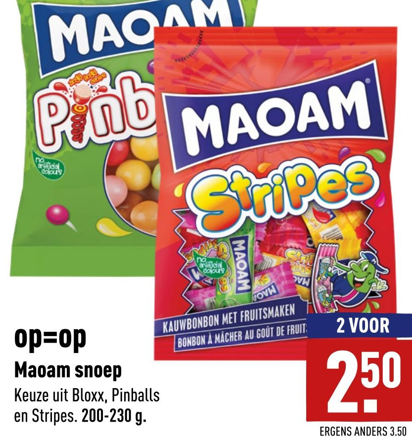 Maoam snoep aanbieding bij ALDI