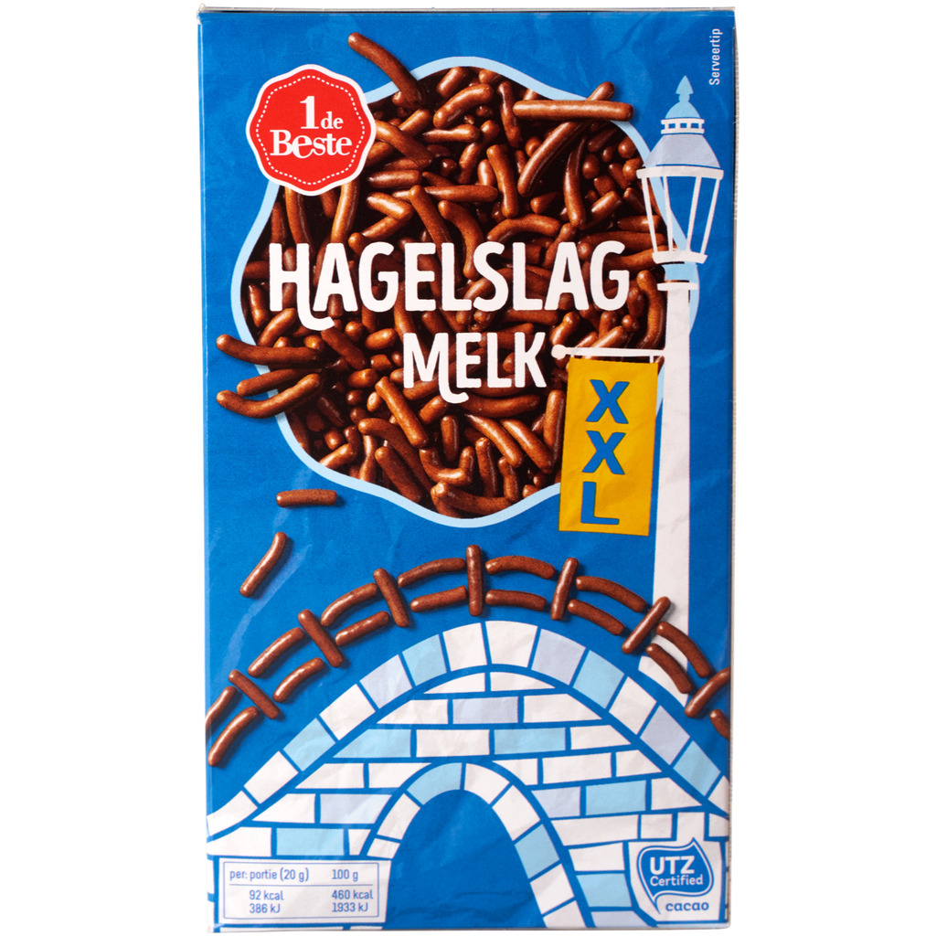 1 de Beste Hagelslag xxl melk aanbieding bij Dekamarkt