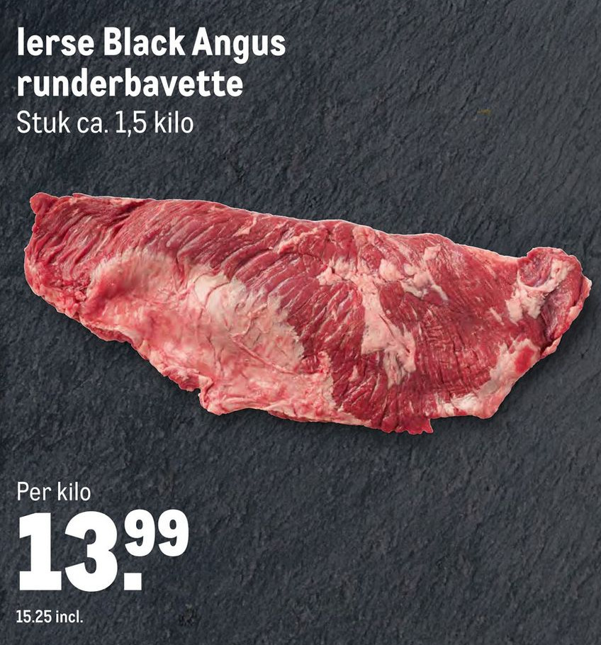 lerse Black Angus runderbavette aanbieding bij Makro