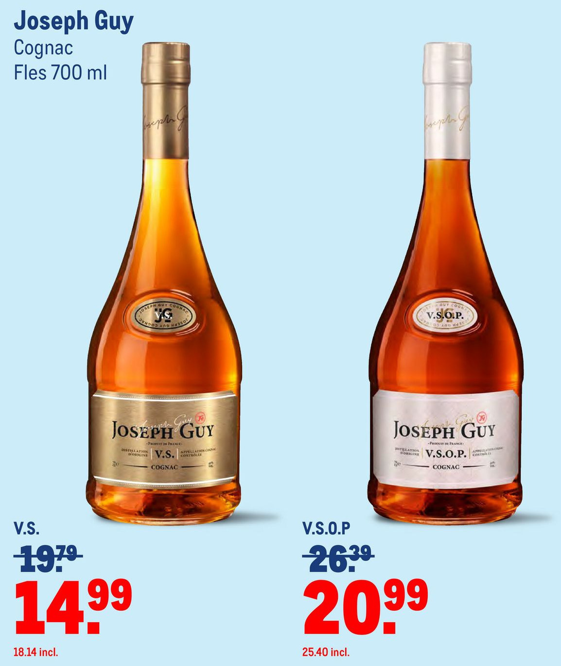 Joseph Guy Cognac aanbieding bij Makro